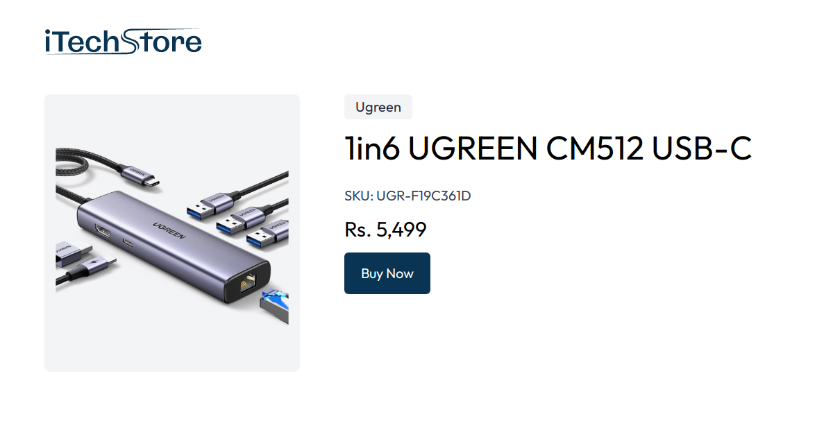 1in6 UGREEN CM512 USB-C - iTechStore