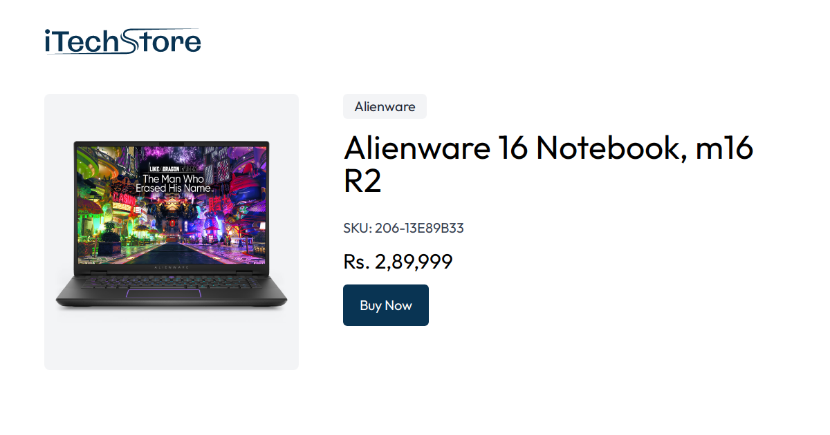Alienware 16 Notebook, m16 R2 - iTechStore