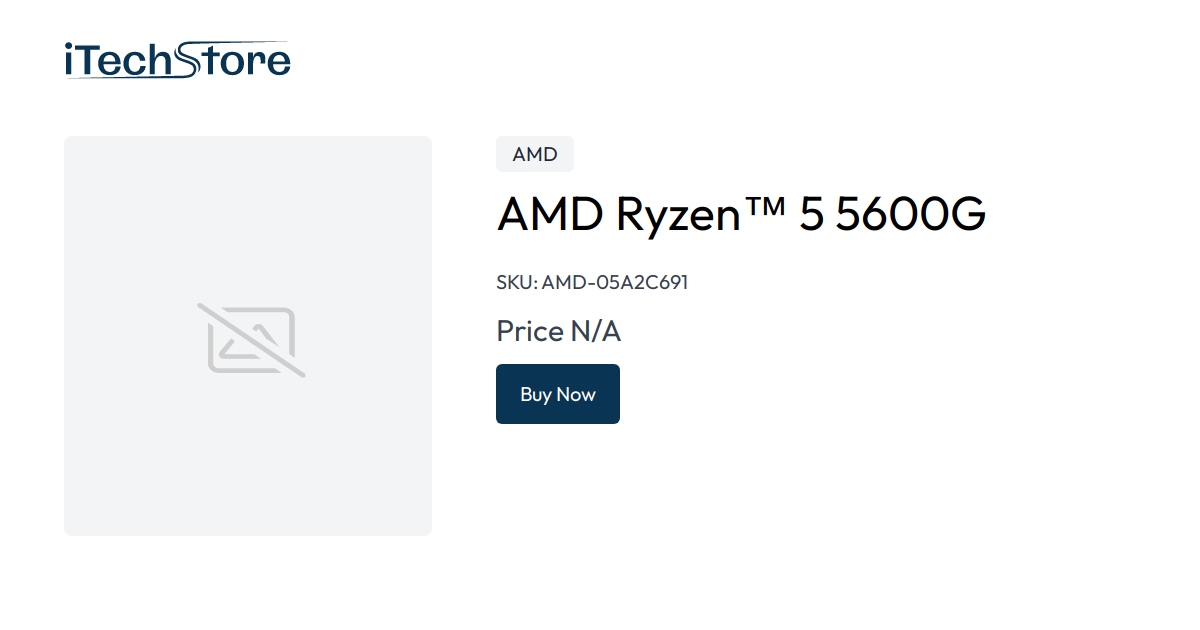 AMD Ryzen™ 5 5600G - iTechStore
