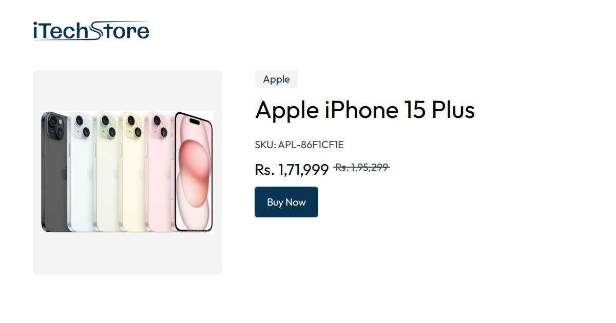 Apple iPhone 15 Plus - iTechStore