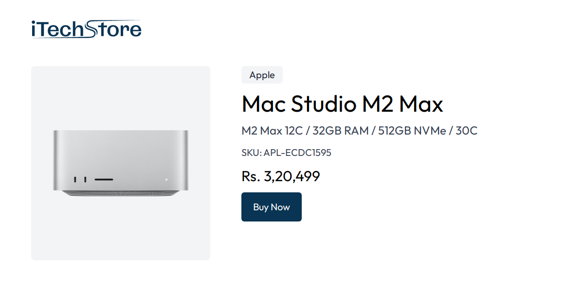 Mac Studio M2 Max - iTechStore