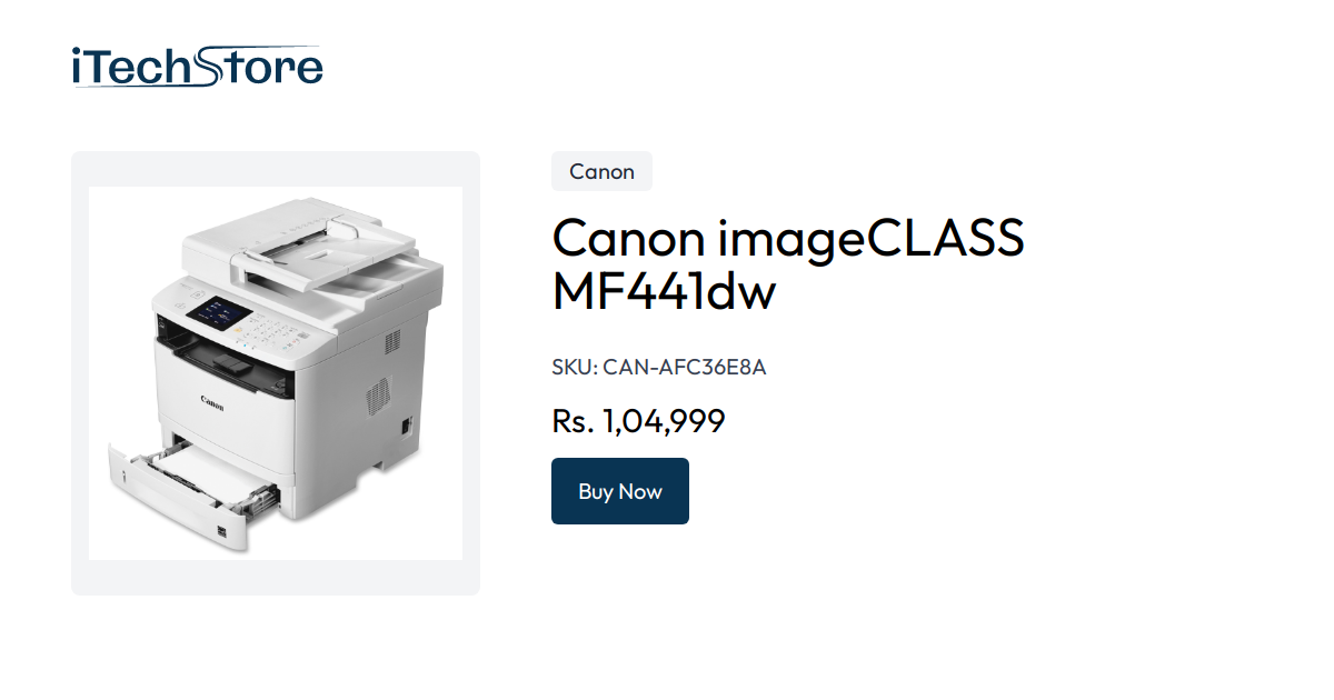 Canon imageCLASS MF441dw - iTechStore