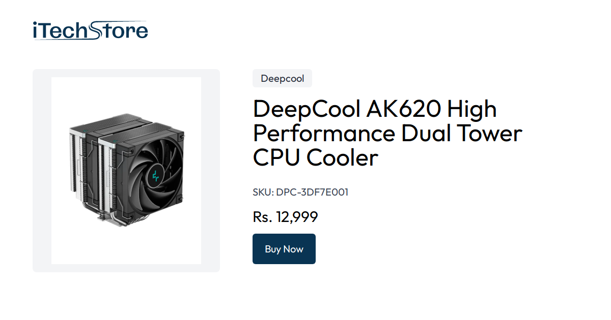 DeepCool AK620 High Performance Dual Tower CPU Cooler - iTechStore