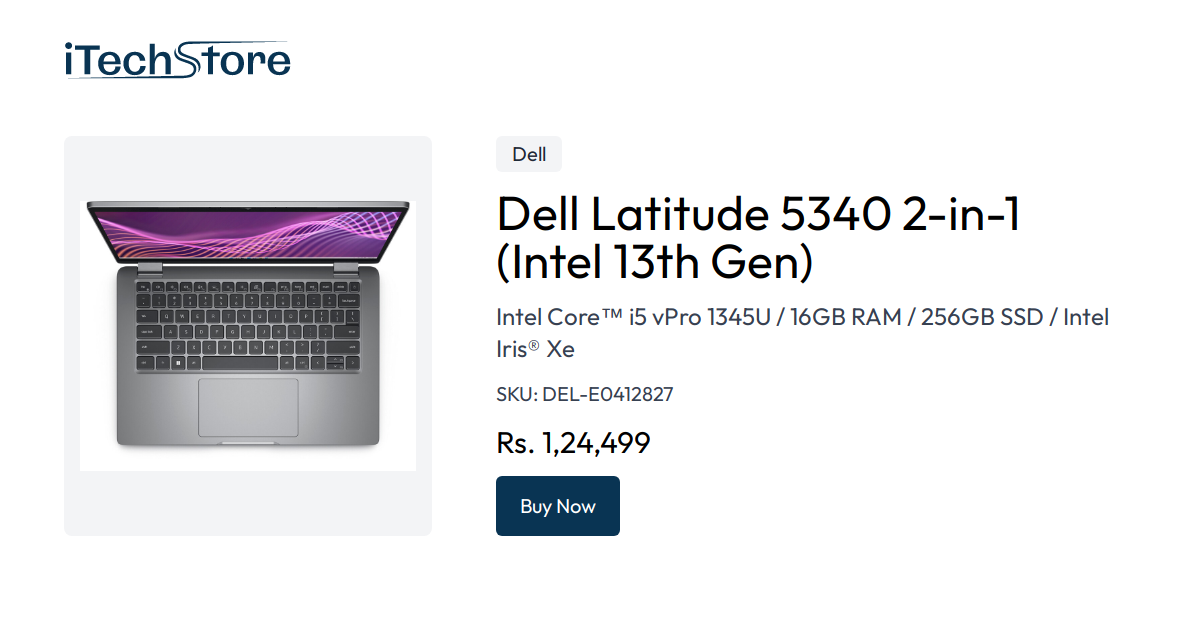 Dell Latitude 5340 2-in-1 (Intel 13th Gen) - iTechStore