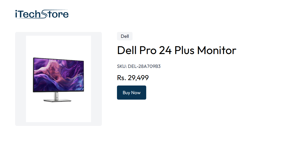 Dell Pro 24 Plus Monitor - iTechStore