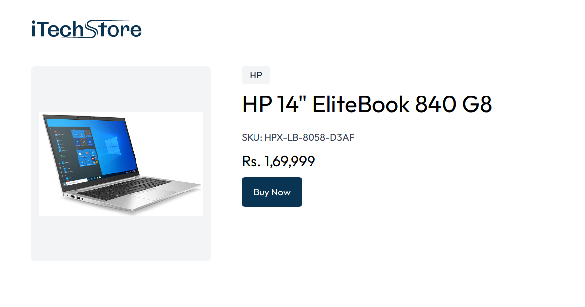 HP 14" EliteBook 840 G8 - iTechStore