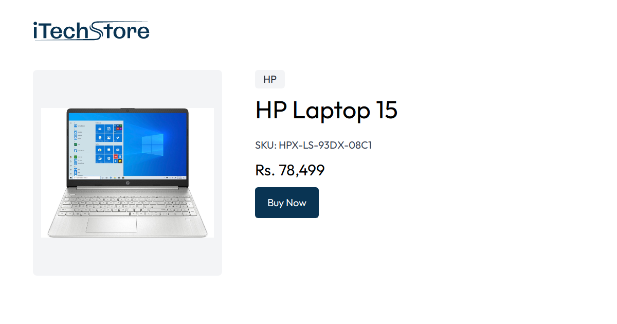 HP Laptop 15 - iTechStore