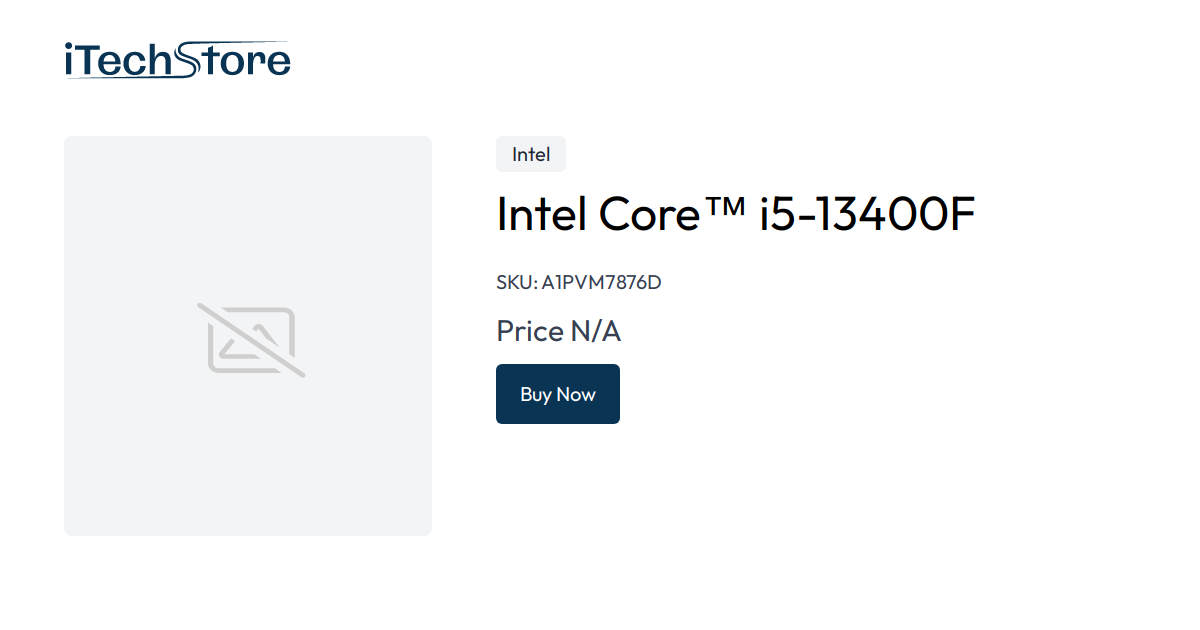 Intel Core™ i5-13400F - iTechStore