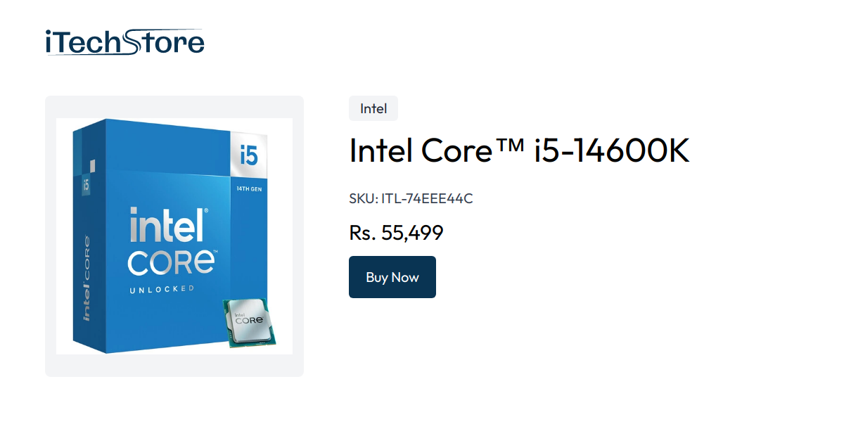 Intel Core™ i5-14600K - iTechStore