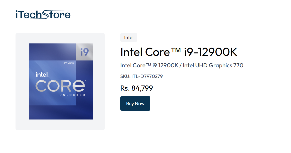 Intel Core™ i9-12900K - iTechStore