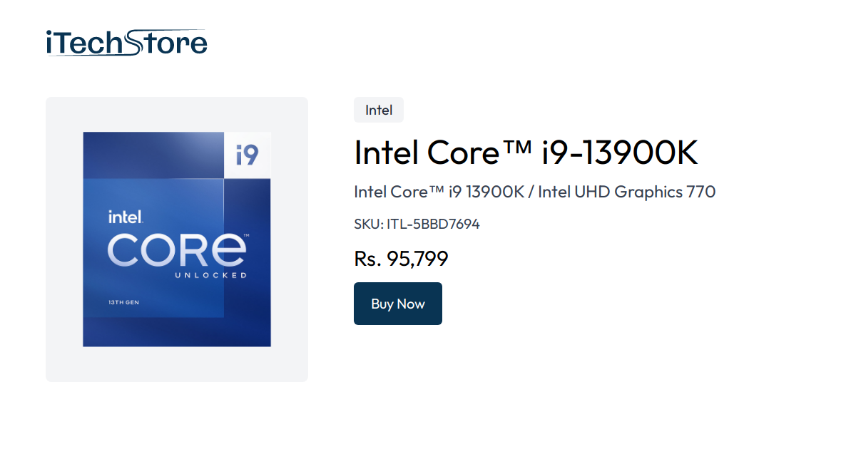Intel Core™ i9-13900K - iTechStore