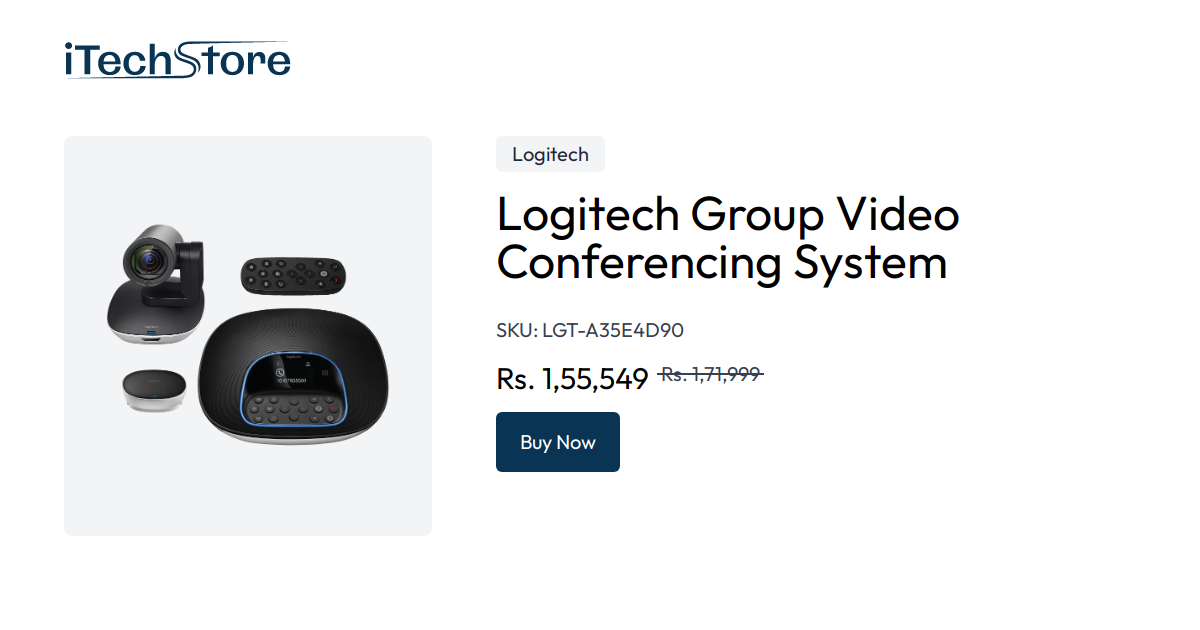 Logitech Group Video Conferencing System - iTechStore