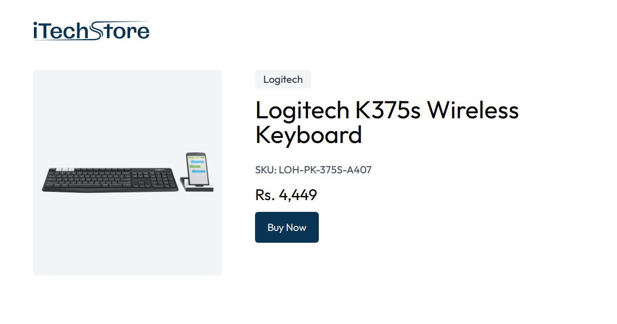 Logitech K375s Wireless Keyboard Itechstore