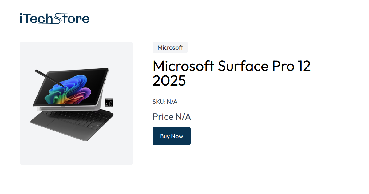 Microsoft Surface Pro 12 2025 - iTechStore