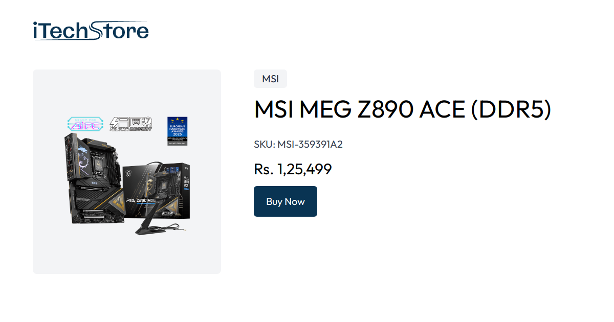 MSI MEG Z890 ACE (DDR5) - iTechStore