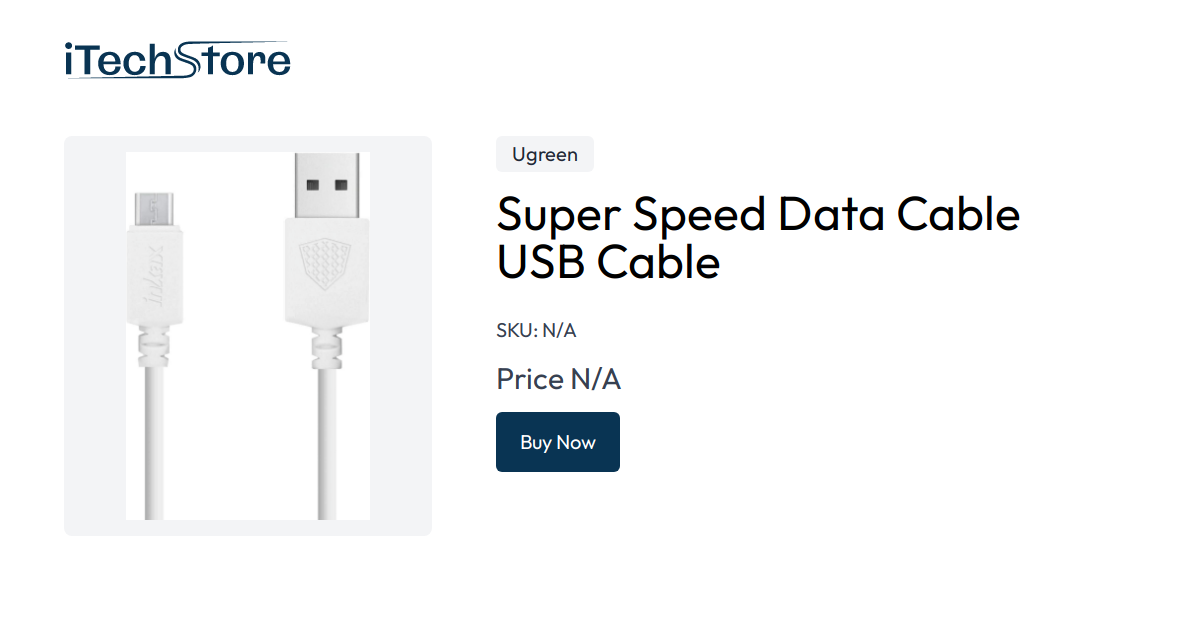 Super Speed Data Cable USB Cable - iTechStore