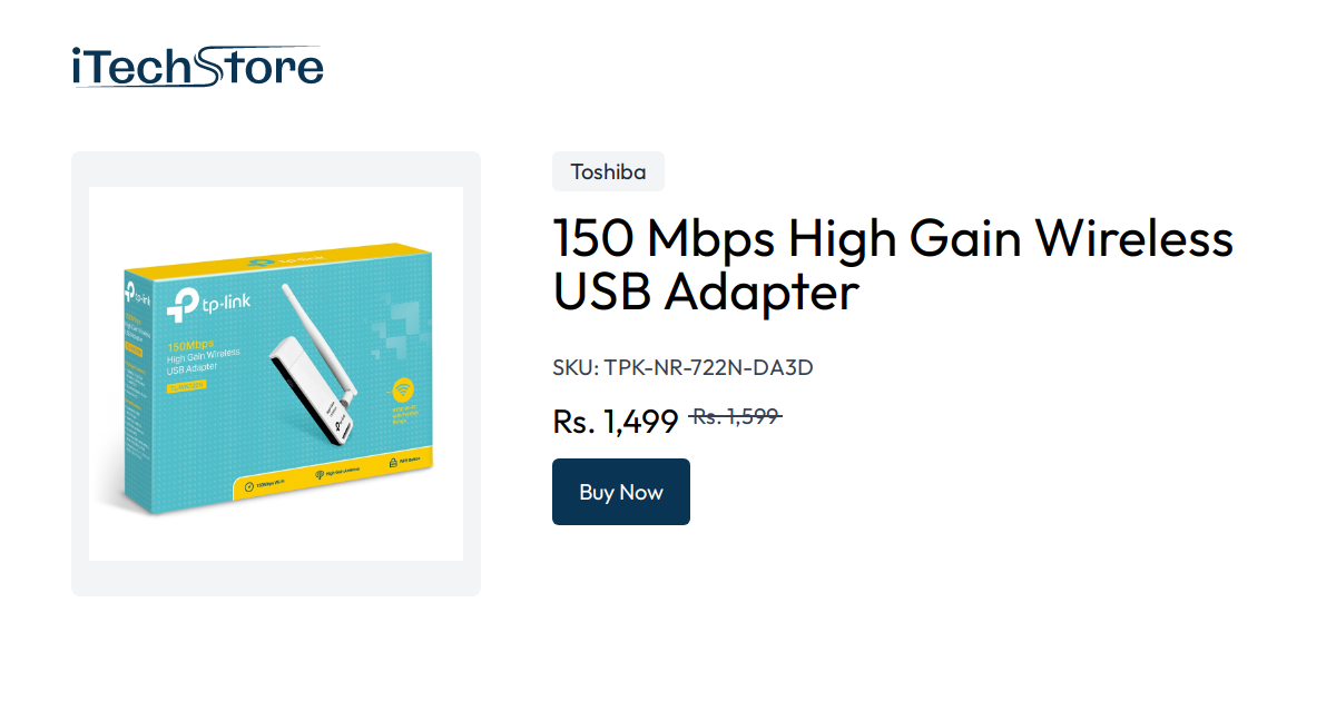 150 Mbps High Gain Wireless USB Adapter - iTechStore