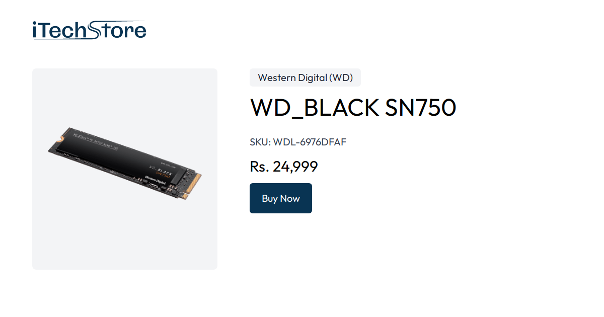 WD_BLACK SN750 - iTechStore